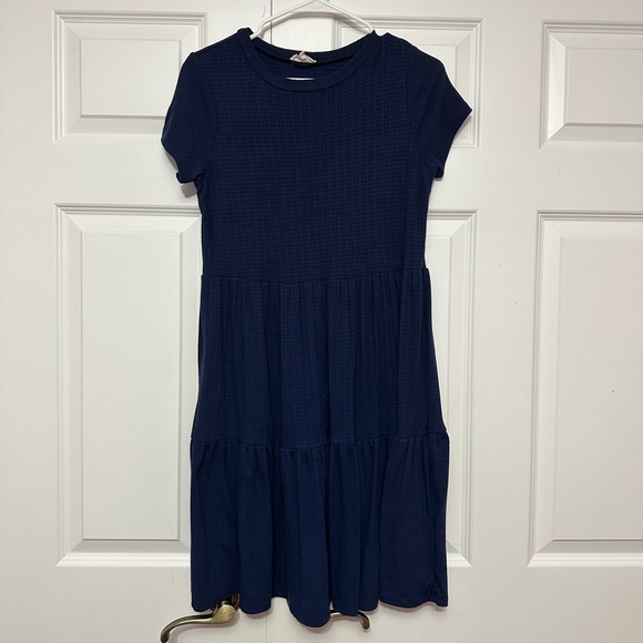 See You Monday | Dresses | See You Monday Navy Blue Flowy Dress | Poshmark